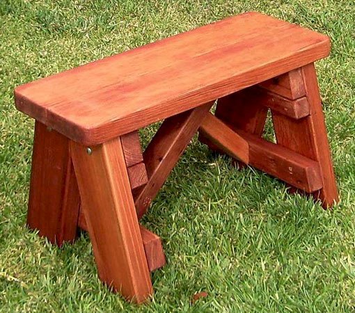 Classic Wooden Picnic Bench | Forever Redwood