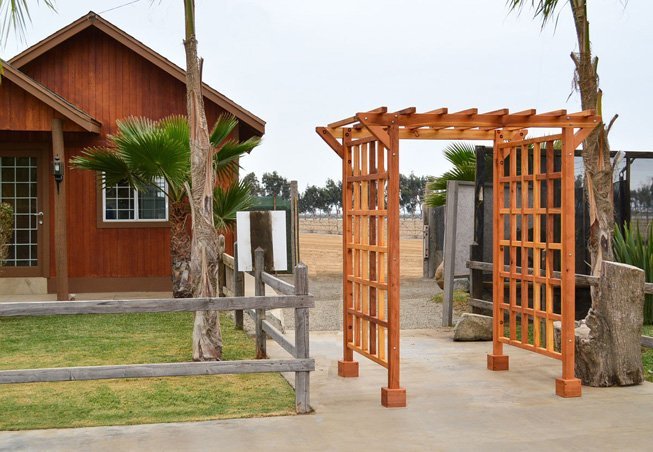 Entryway Arbor | Forever Redwood