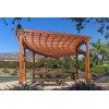 Fan Shaped Wood Pergola Kit for Sale