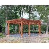 Fan Shaped Wood Pergola Kit for Sale