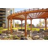 Fan Shaped Wood Pergola Kit for Sale