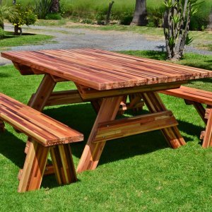 Forever Wood Picnic Tables, Built to Last Decades | Forever Redwood