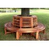 Outdoor Wood Tree Bench | Forever Redwood