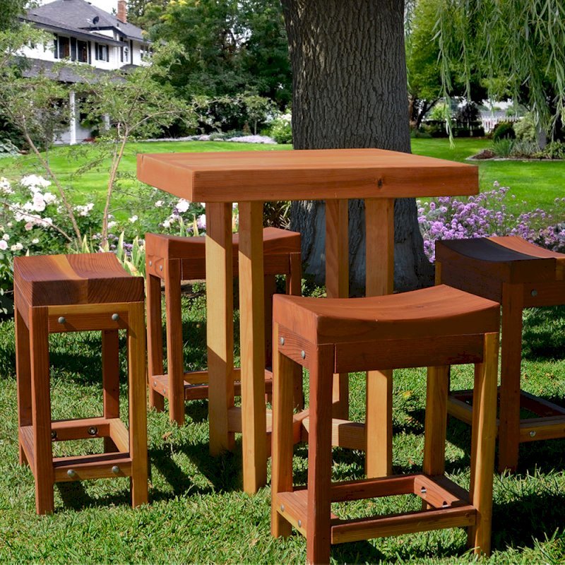 Glady's Balcony Table Set - Custom Made Wood Tables