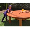Kids Outdoor Wood Table, Durable Redwood Tables, All Sizes