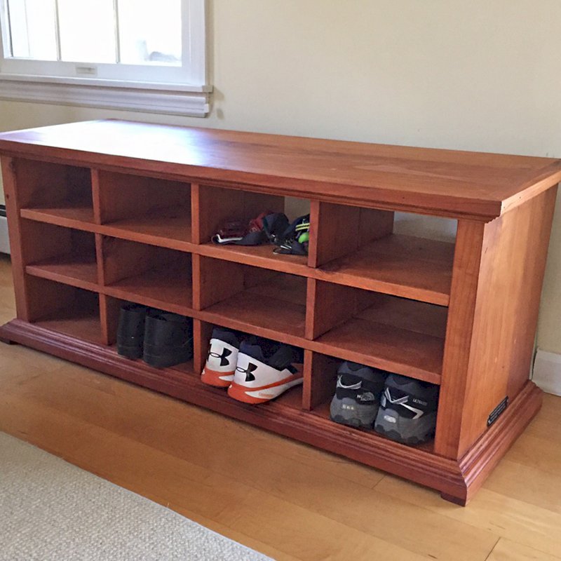 Mia's Shoe Cubbies | Foreverredwood.com