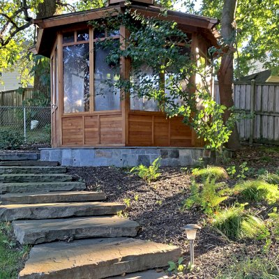Octagonal Gazebo: Sunroom Wood Gazebo Kit for Sale