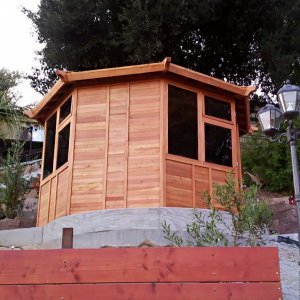 Octagonal Gazebo: Sunroom Wood Gazebo Kit for Sale
