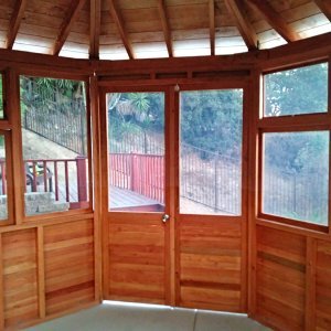 Octagonal Gazebo: Sunroom Wood Gazebo Kit for Sale