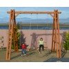 Rory's Giant Playground Swing Set | Forever Redwood