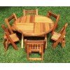 Round Folding Wood Tables for Kids | Forever Redwood