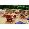 Redwood Outdoor Rocker, Hand-crafted Wooden Rocker