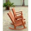 Redwood Outdoor Rocker, Hand-crafted Wooden Rocker