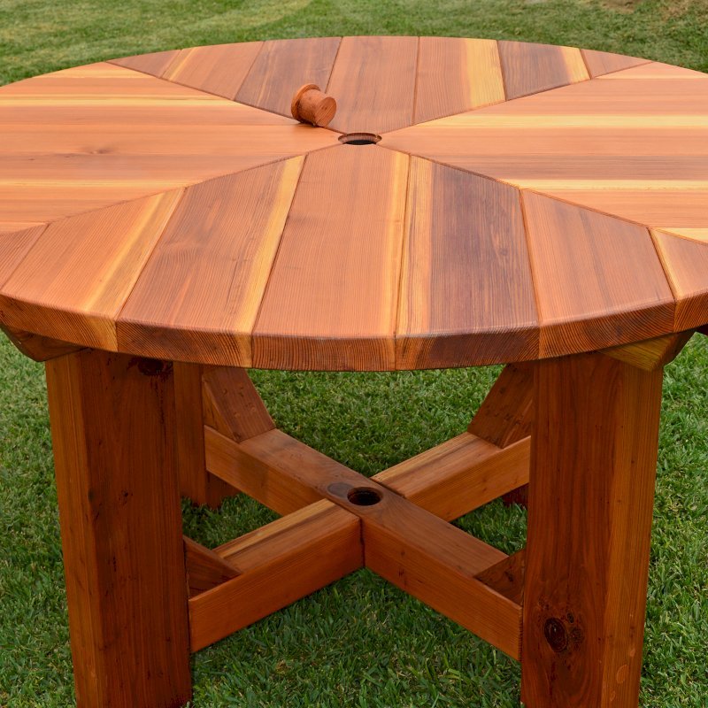 The Sunset Patio Table, Built to Last Decades | Forever Redwood