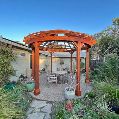 Round Wood Pergola Designs Transform Your Backyard With Our