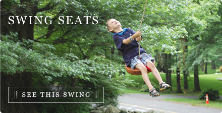Wood Swing Seats | Forever Redwood
