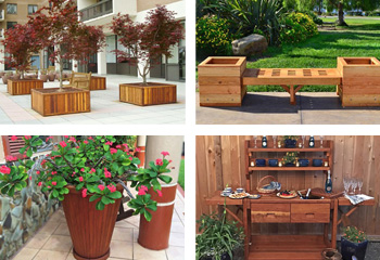 Wood Arbor Kits Handcrafted from Redwood | Free Shipping