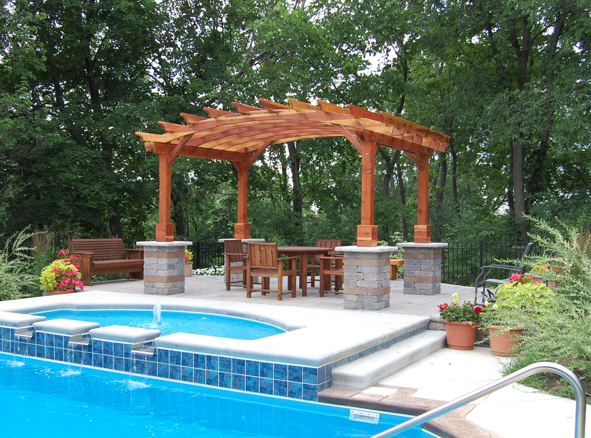 Arched Open Sky Pergolas
