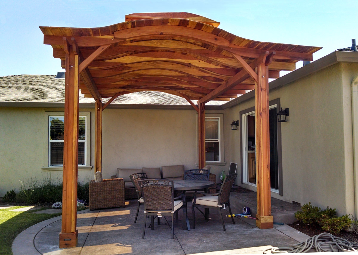 Backyard Pavilion Kits: Custom Redwood Pavilion for Sale
