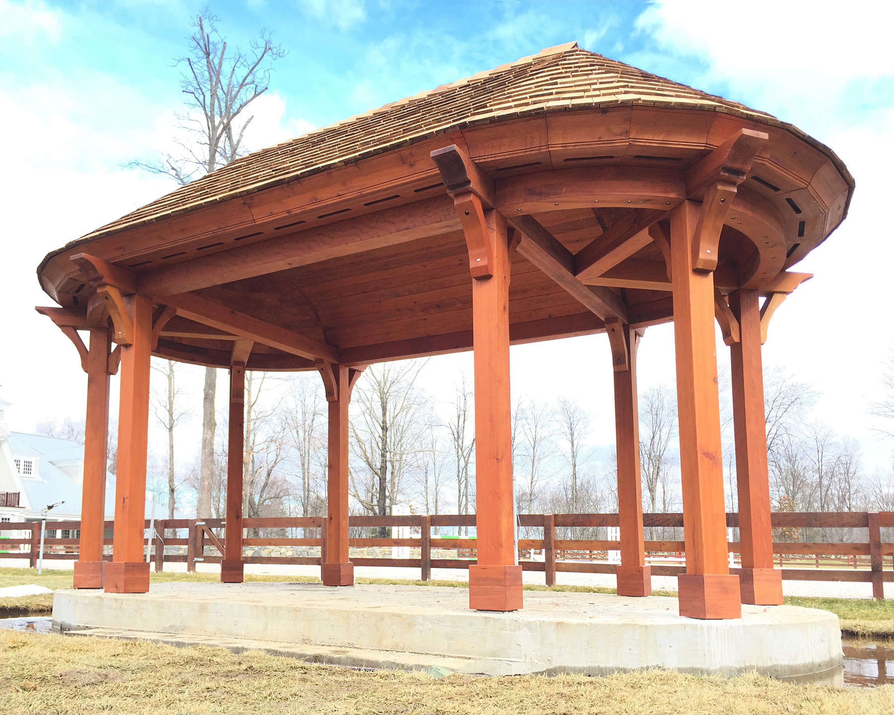 Custom Wood Pavilion Kits - ForeverRedwood.com