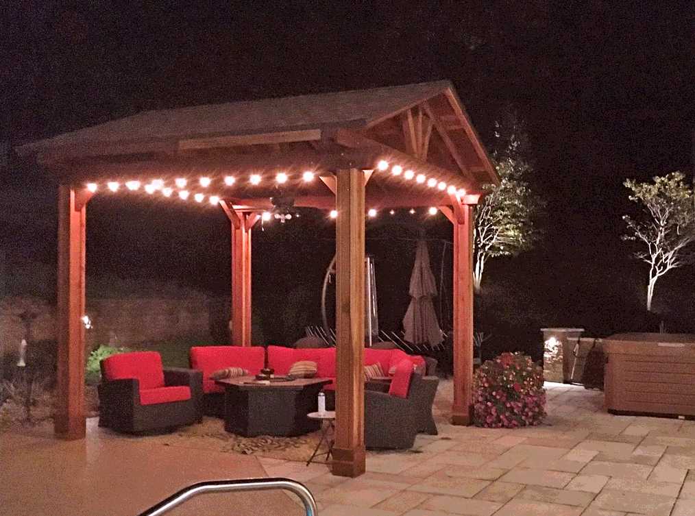 Del Norte Outdoor Kitchen Pavilion: Redwood Pavilion Kit for Kitchens