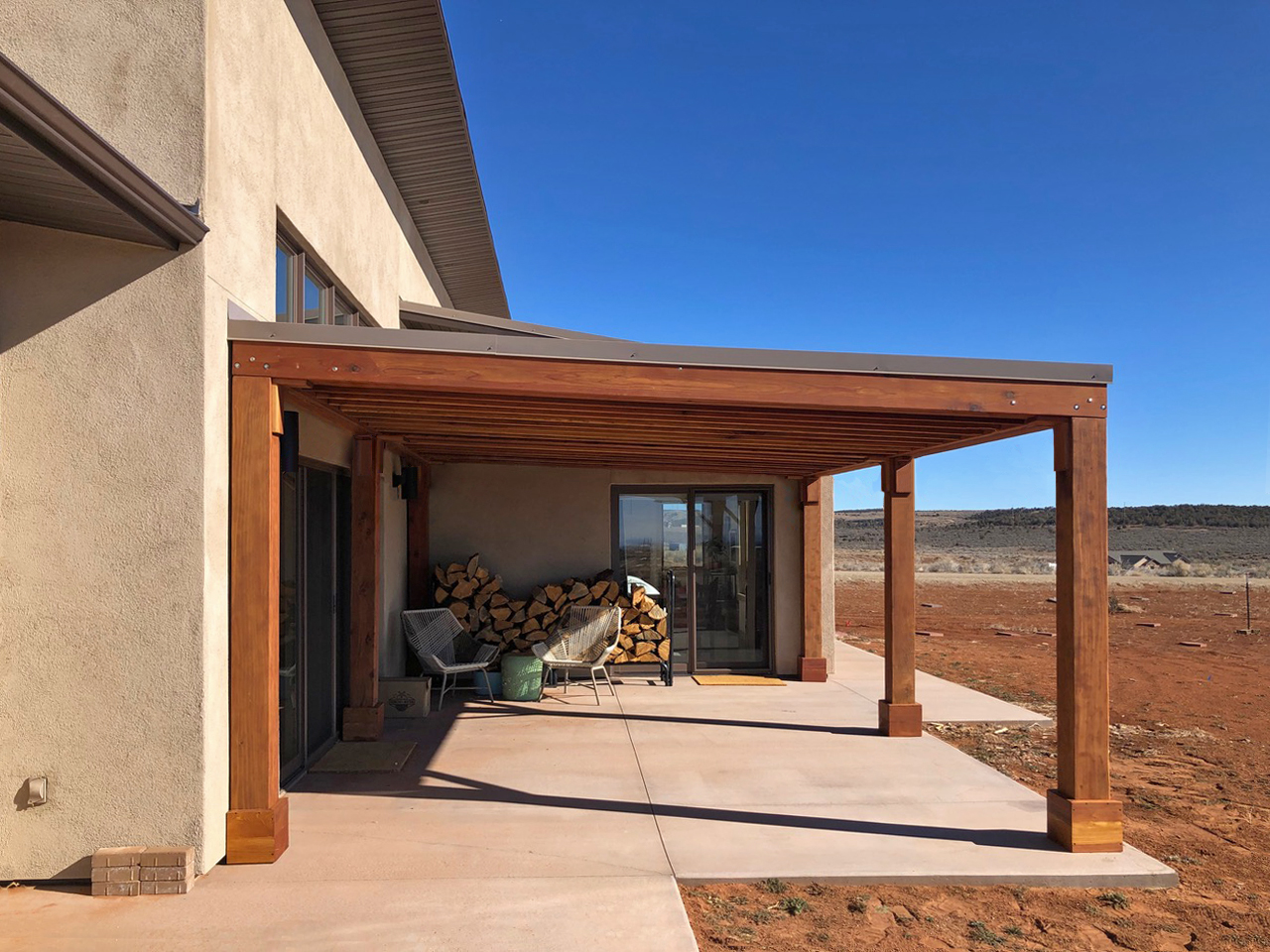 Emma's Modern Pavilion: Redwood Pavilion Kit for Kitchens