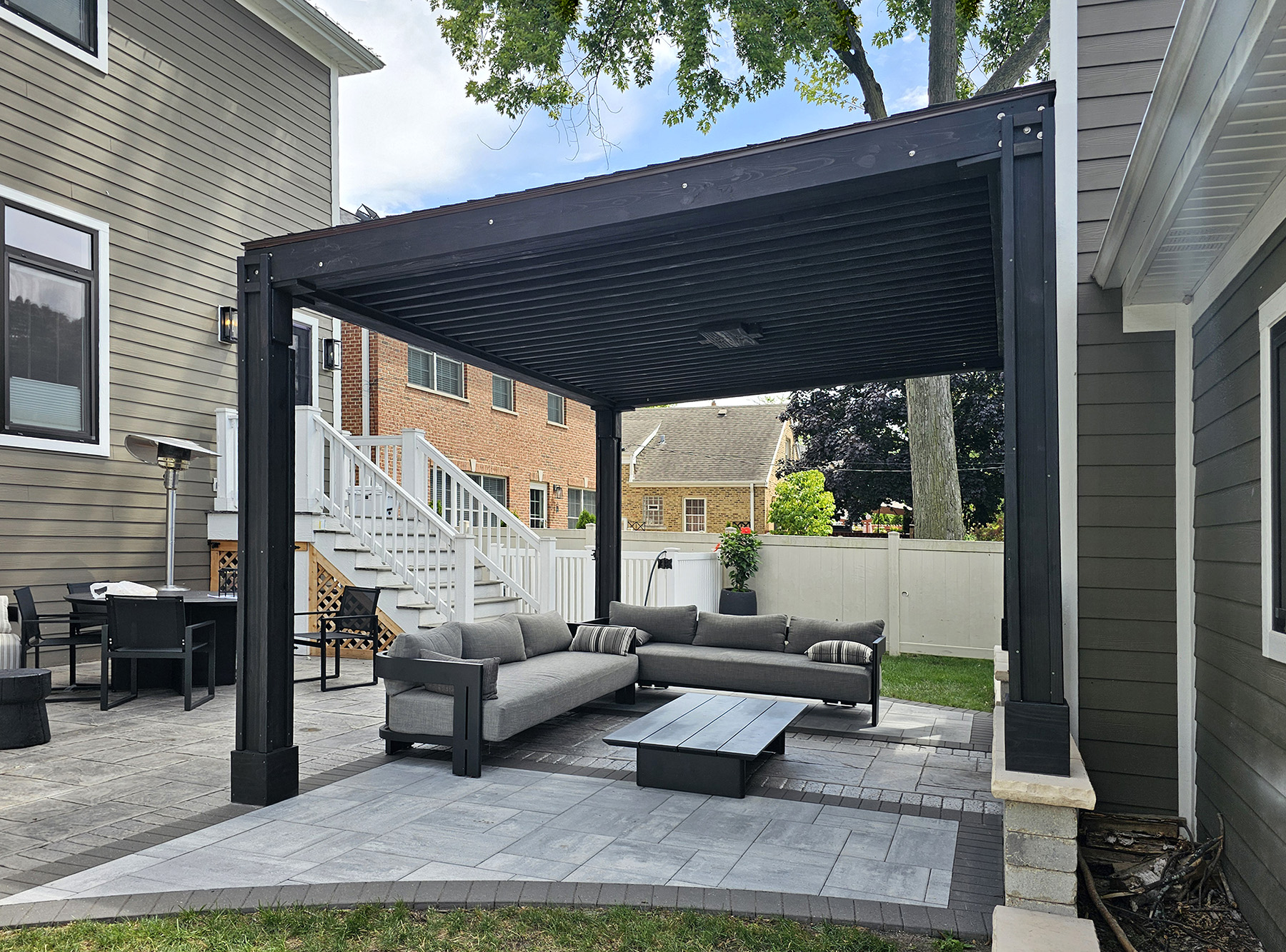 Emma's Modern Pavilion: Redwood Pavilion Kit for Kitchens