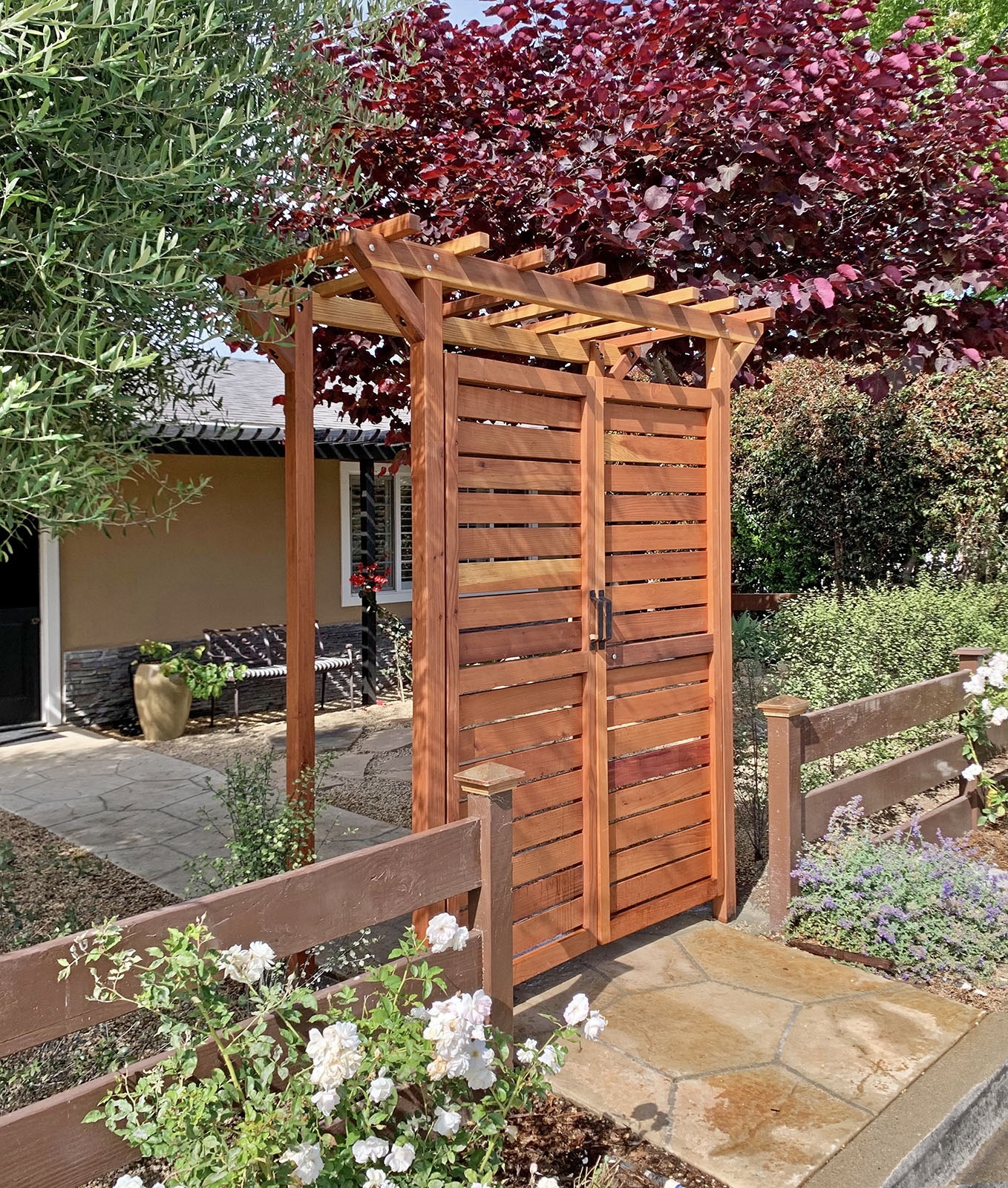 Entryway Arbor | Forever Redwood