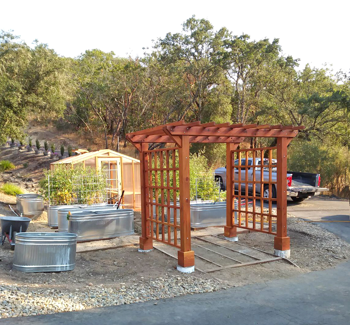 Entryway Arbor | Forever Redwood