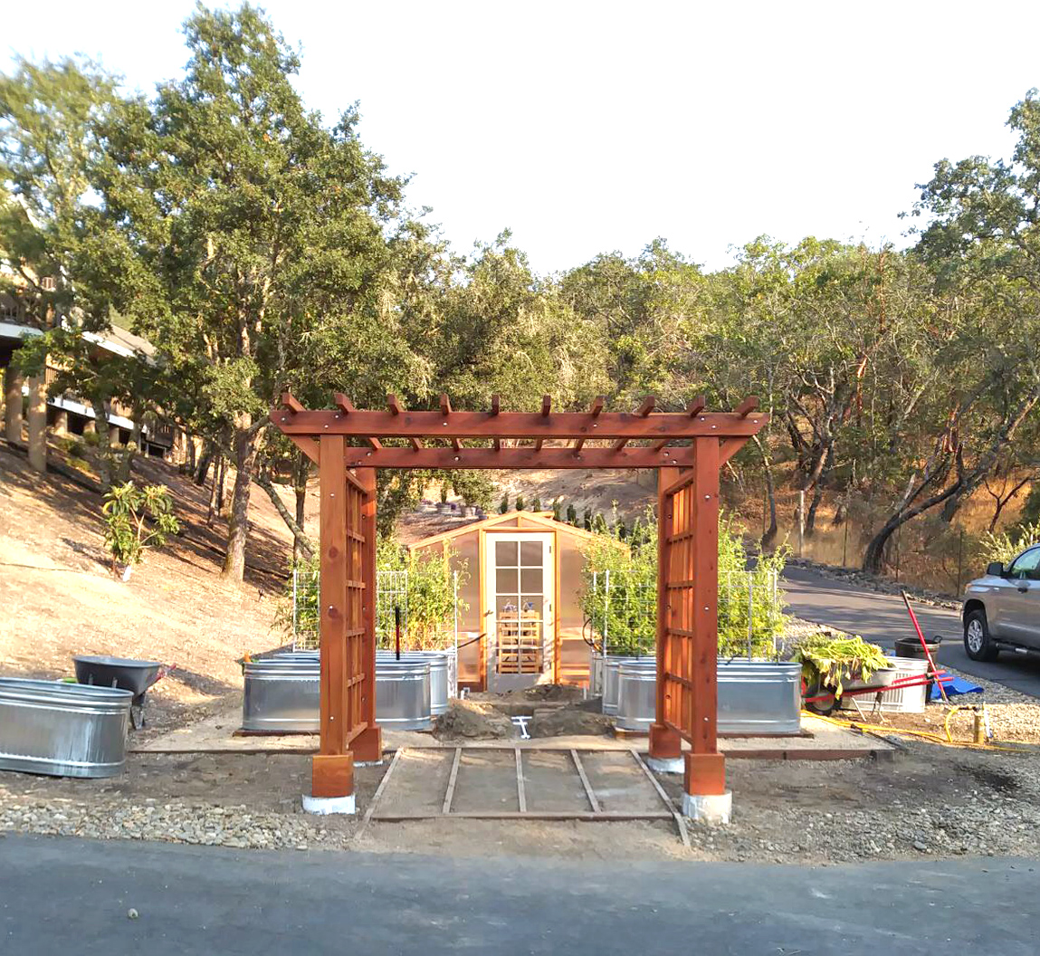 Entryway Arbor | Forever Redwood
