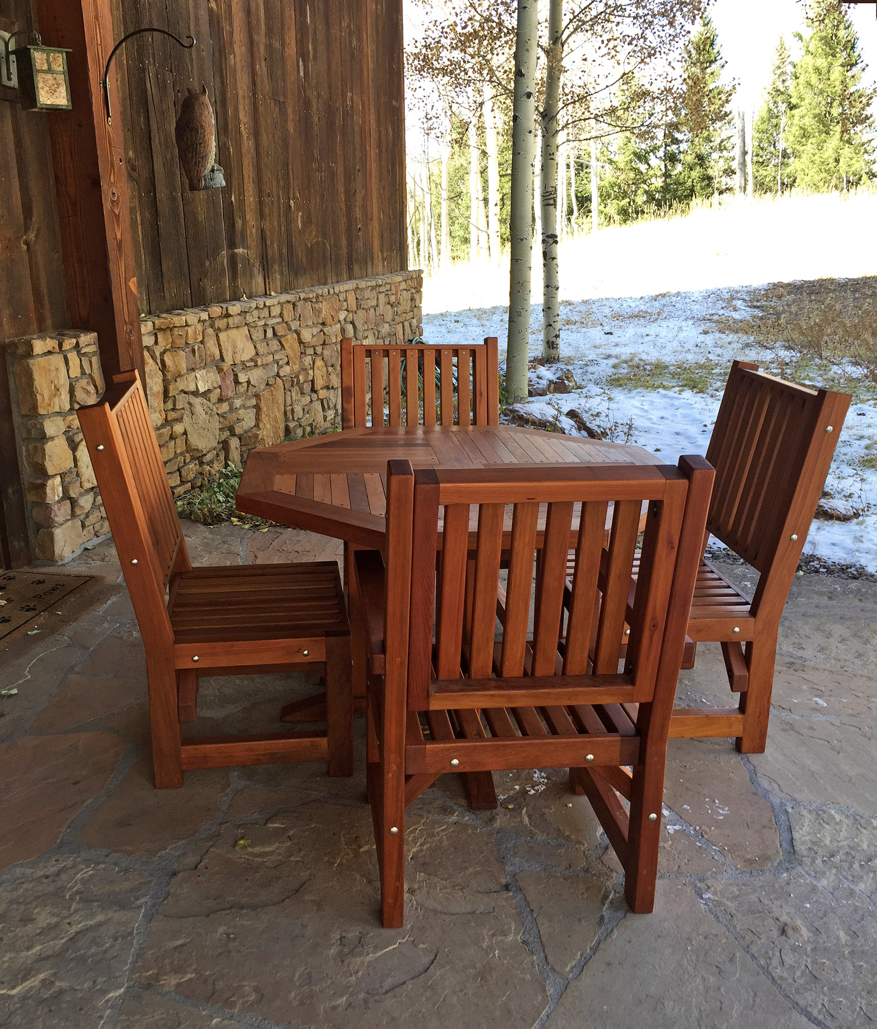 Helen's Octagonal Terrace Tables