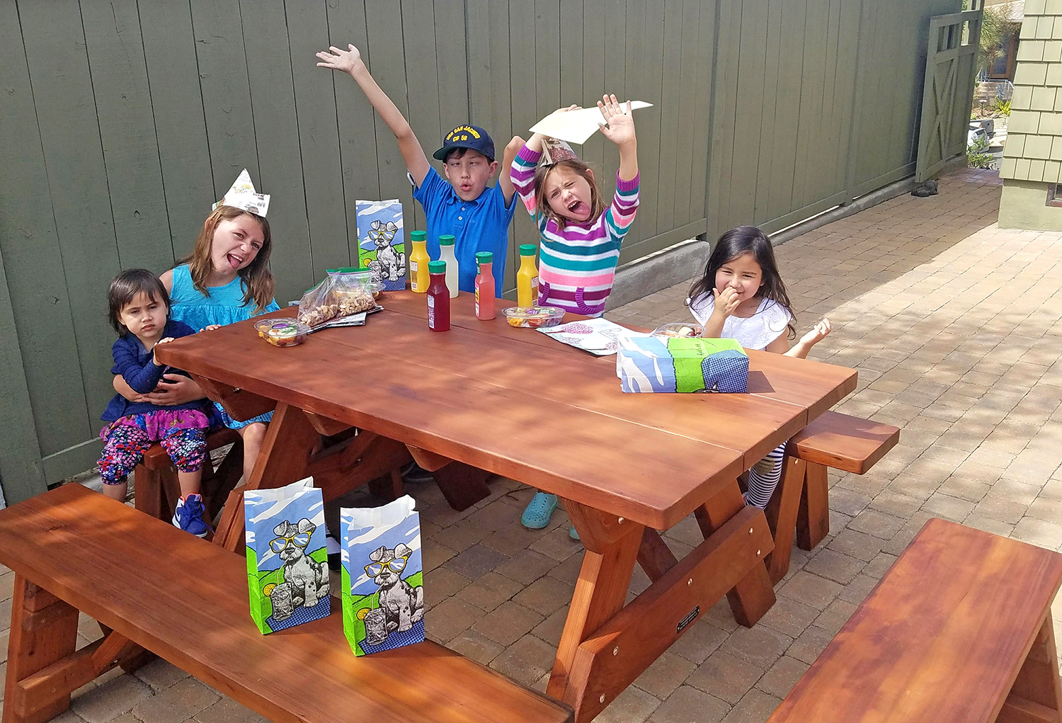 Large Wooden Picnic Table, Custom Wood Picnic Table Kit