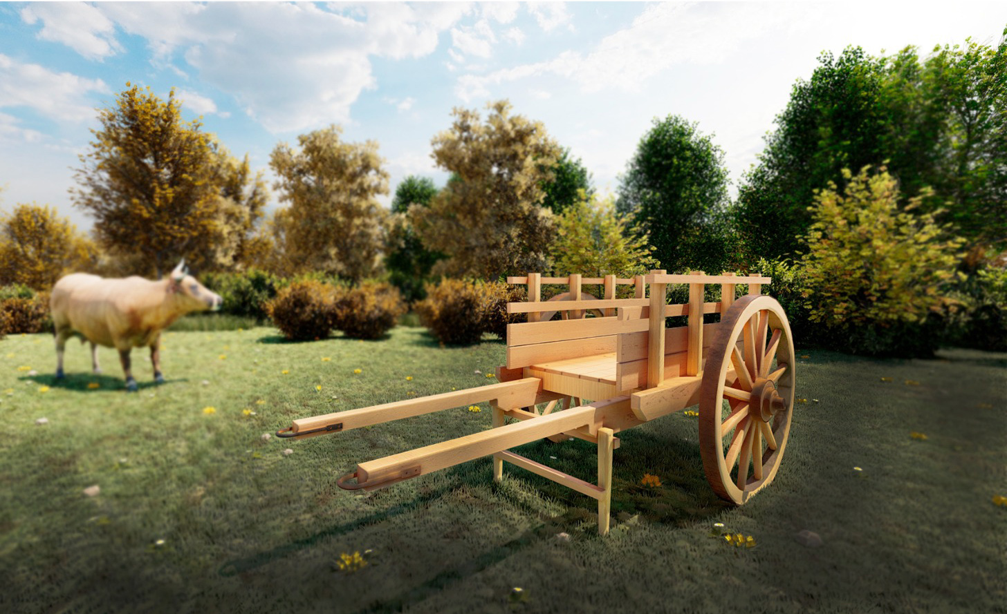 La Carreta, Authentic 19th Century Wood Cart