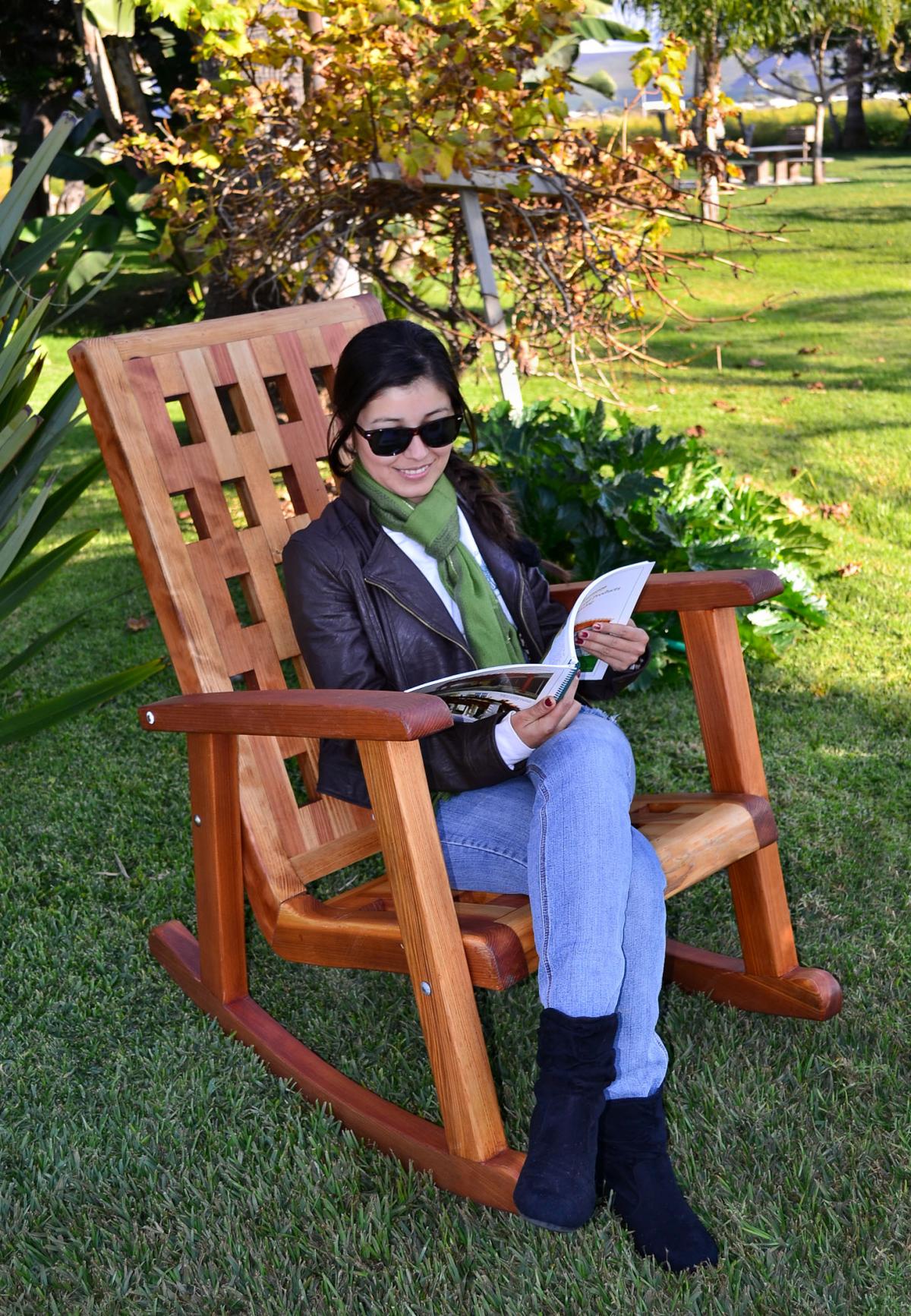 The Lighthouse Rocking Chair with Comfortable Deep Seat