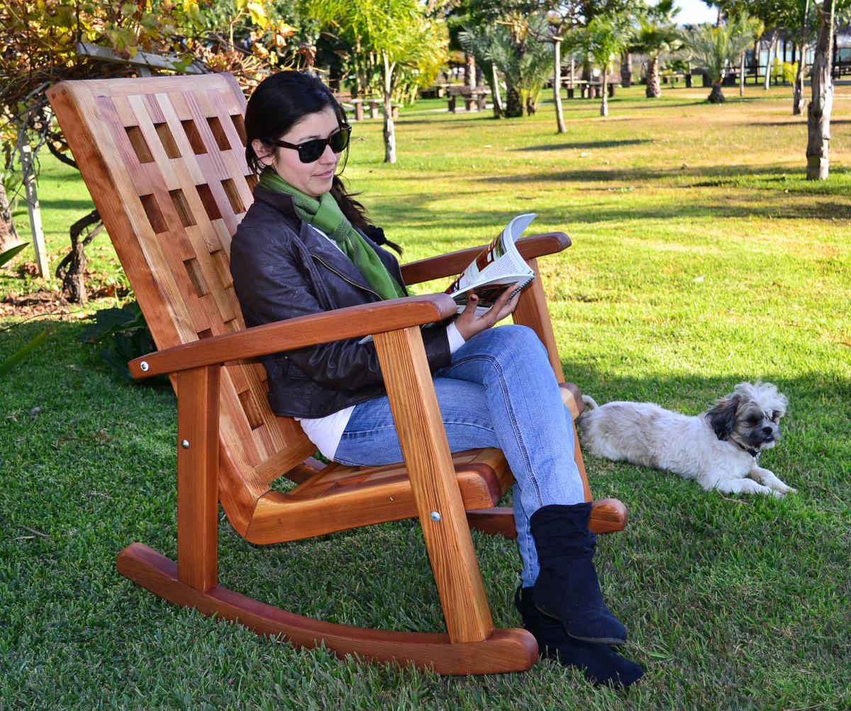 The Lighthouse Rocking Chair with Comfortable Deep Seat