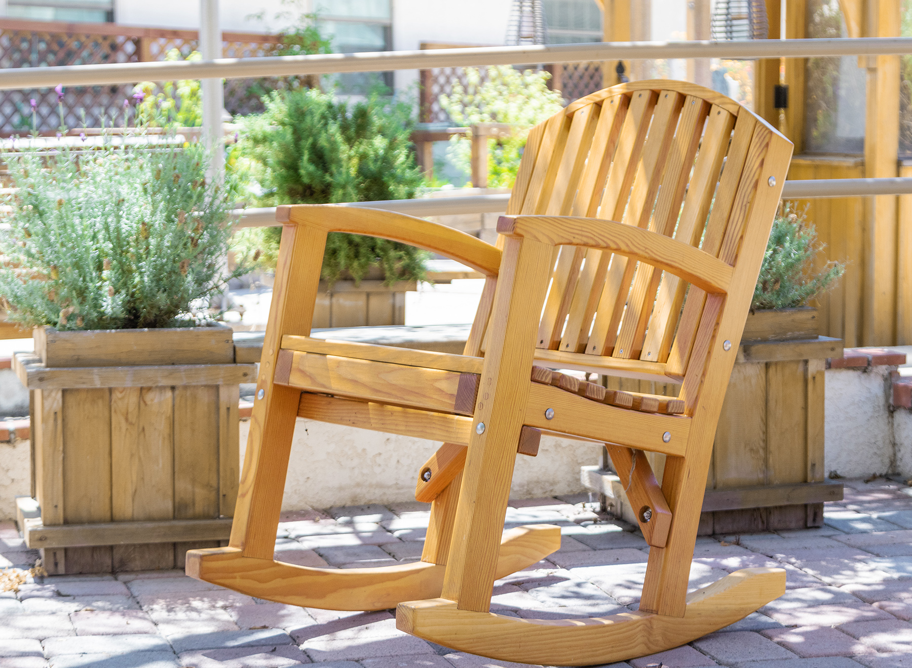 Luna Wood Rocking Chair