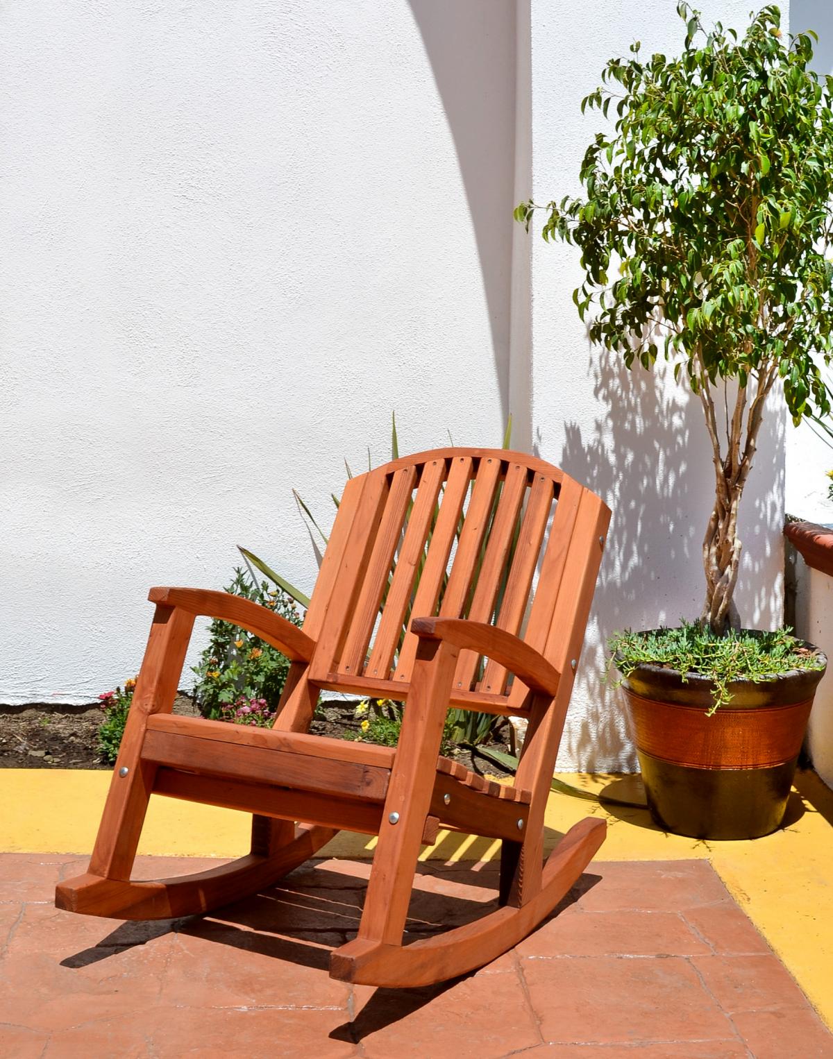 Luna Wood Rocking Chair