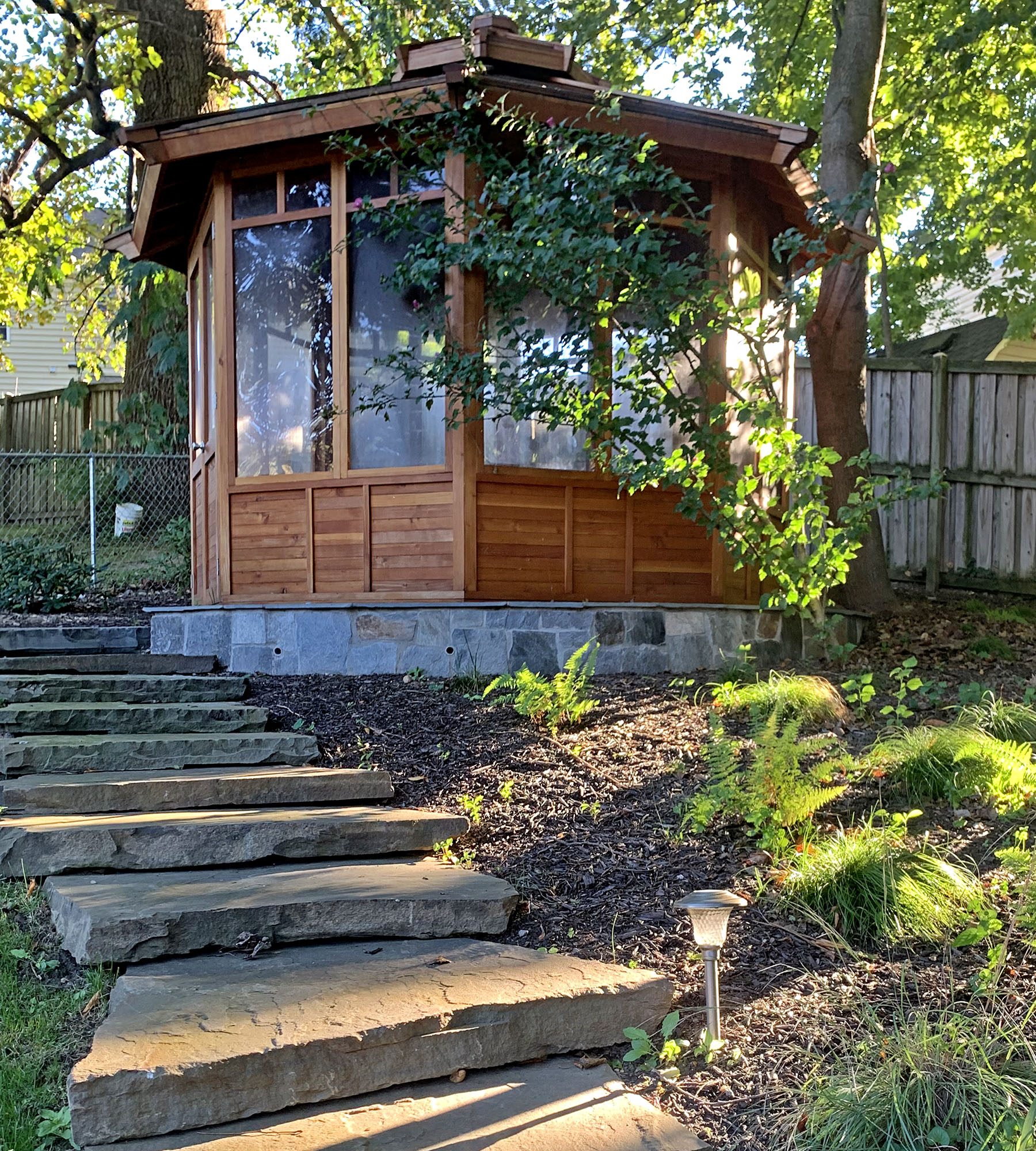 Octagonal Gazebo: Sunroom Wood Gazebo Kit for Sale