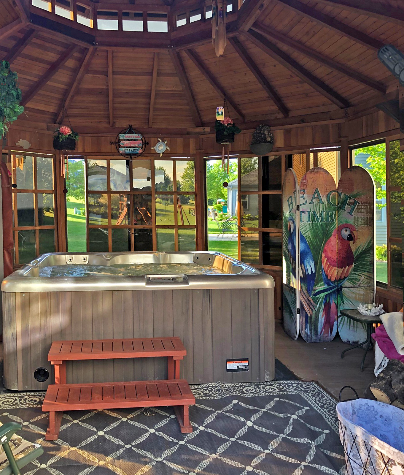 Octagonal Gazebo: Sunroom Wood Gazebo Kit for Sale