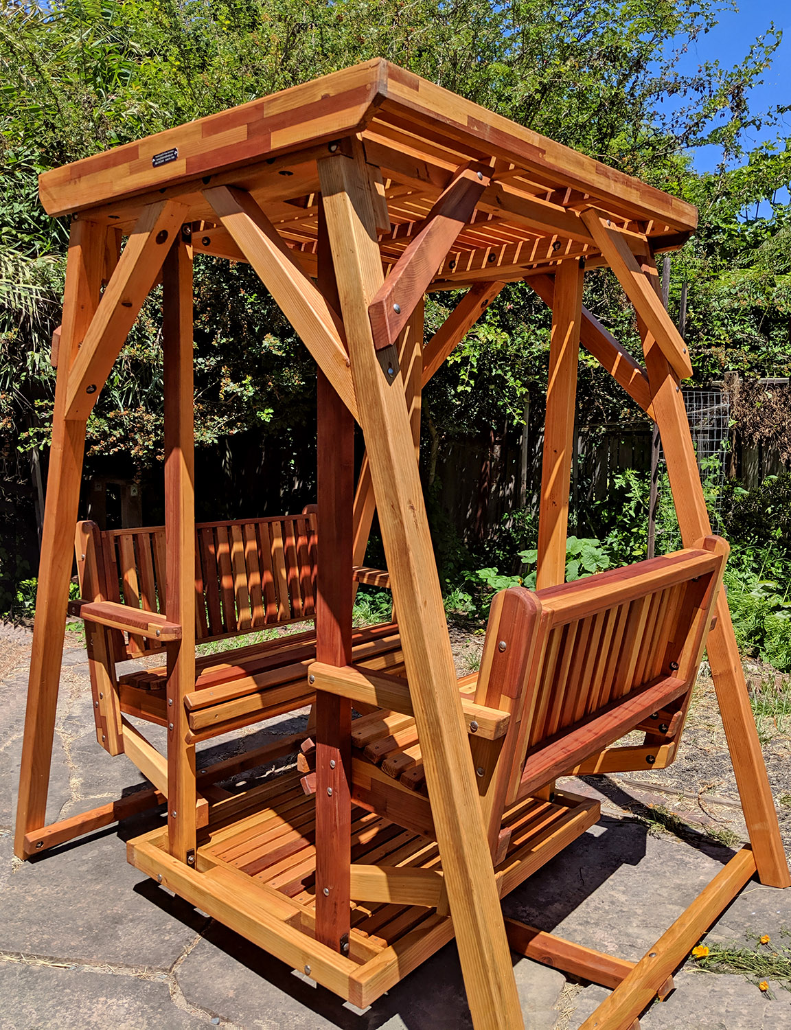 Santa Rosa Face to Face Glider | Forever Redwood