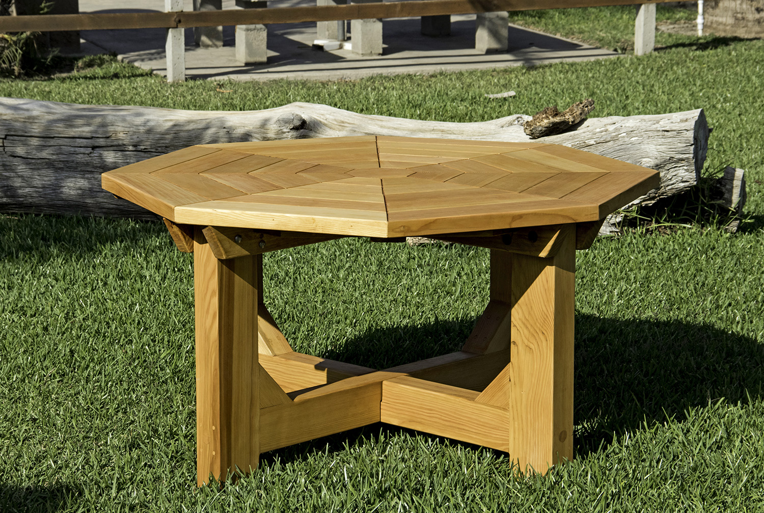 The Mandala Patio Table, Built to Last Decades | Forever Redwood