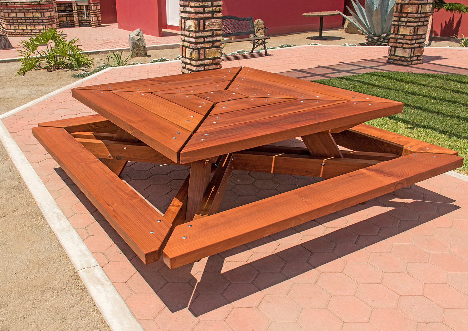 Sea Ranch Picnic Table, Customize your Redwood Table