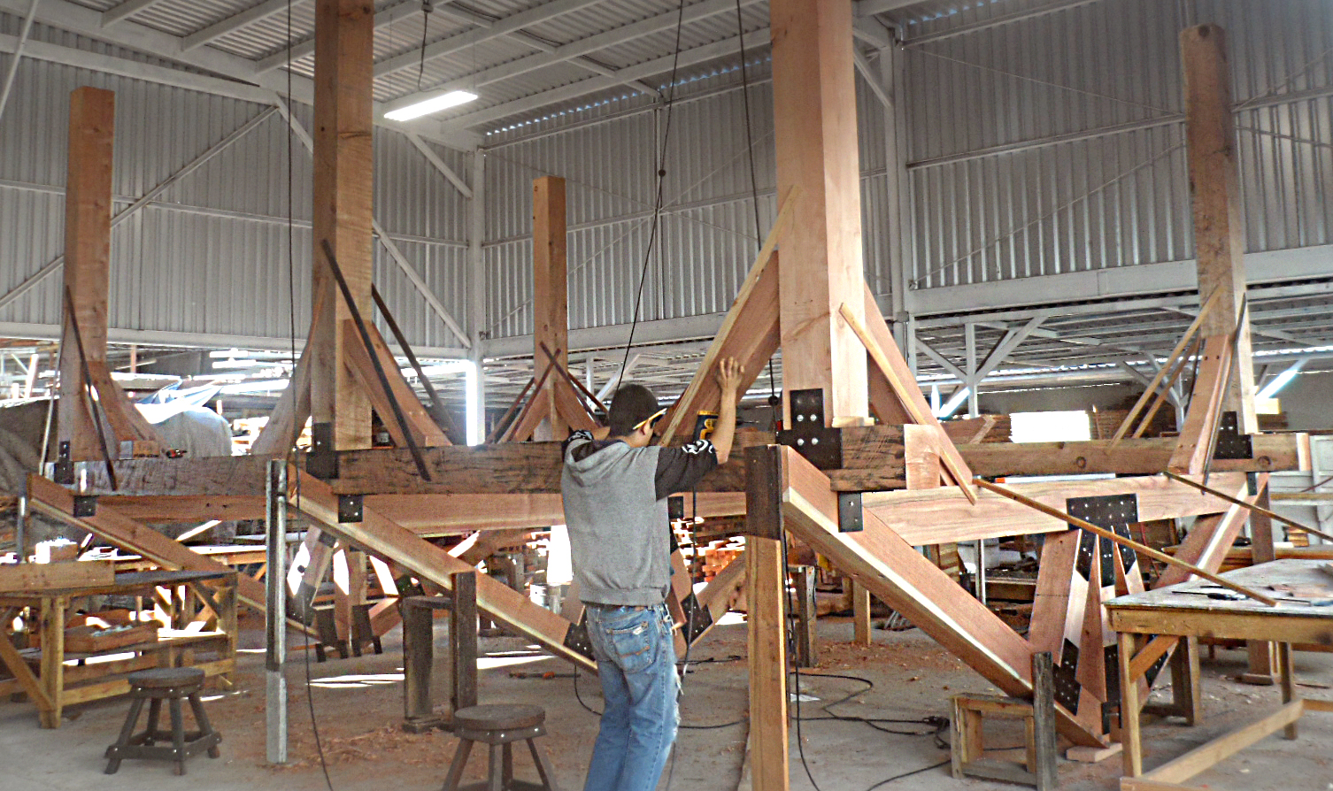 The Thick Timber Toledo Wood Pavilions | Forever Redwood