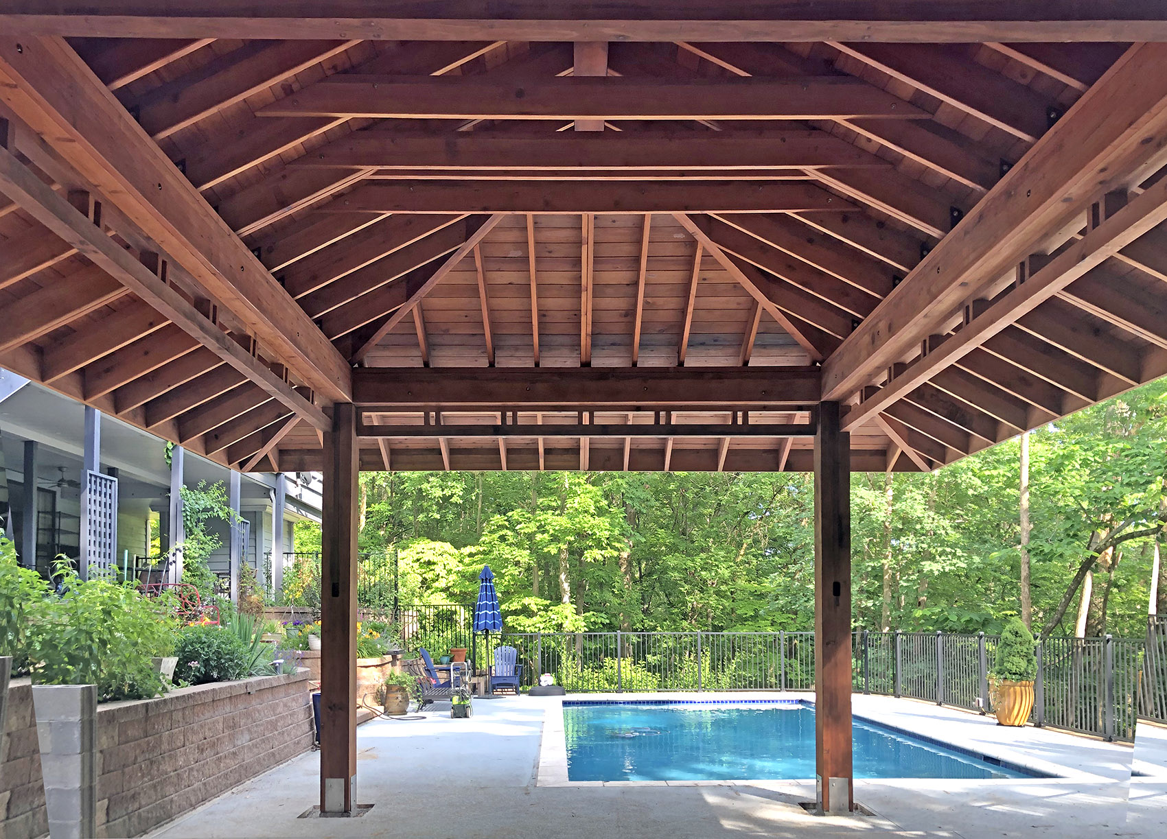 The Zen Garden Pavilion - ForeverRedwood.com