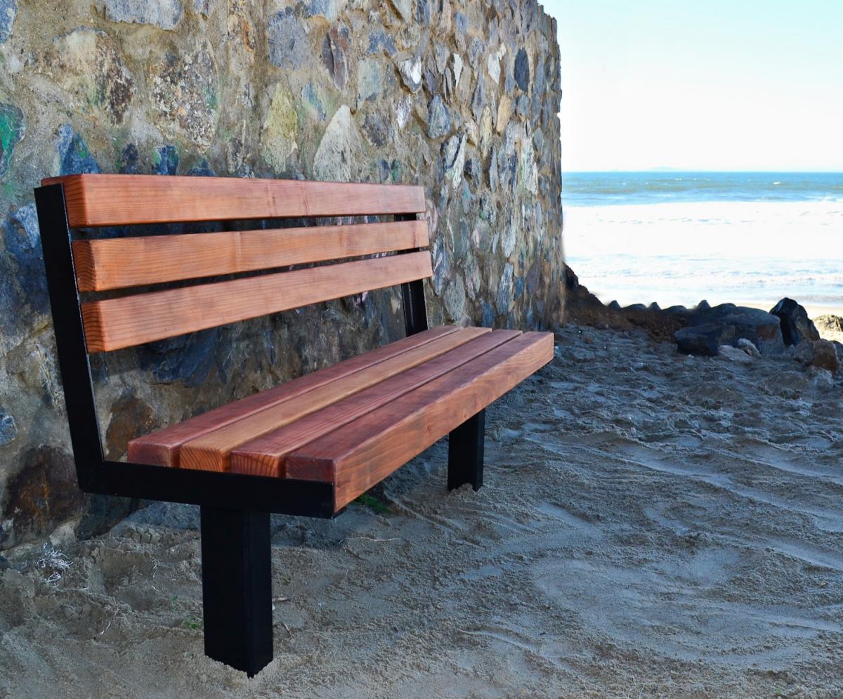 Veterans Wood Bench