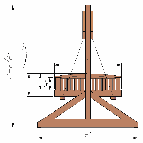 Jhoola Swing Set | Forever Redwood