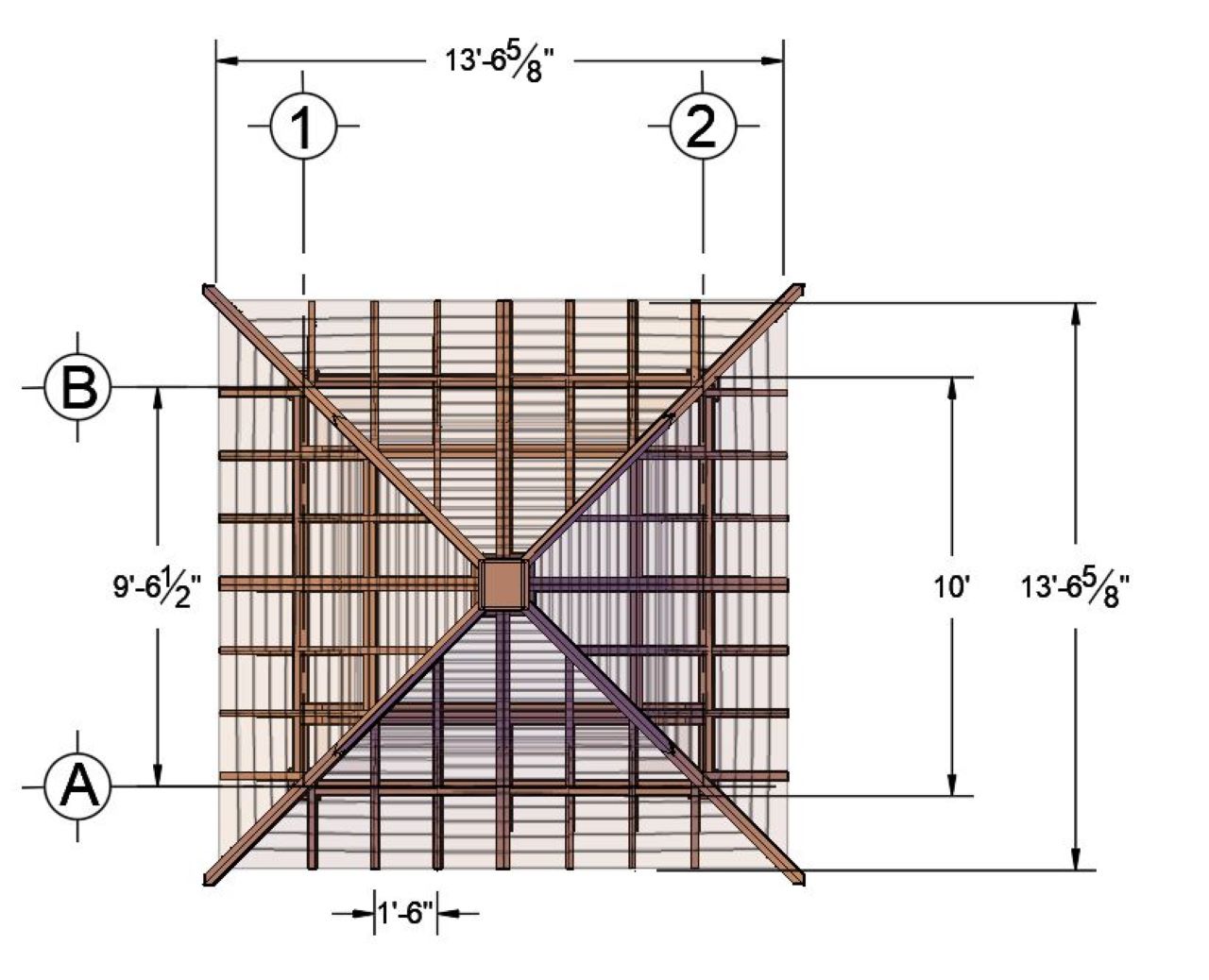 The Dragon Pavilion - Dimensions & Drawings