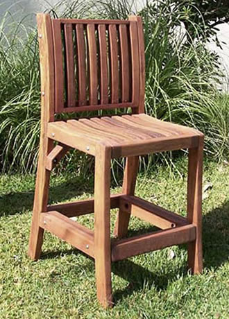 Round Redwood Cocktail Table - Custom Made Wood Tables